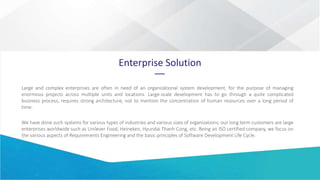 Enterprise solution | PPTX