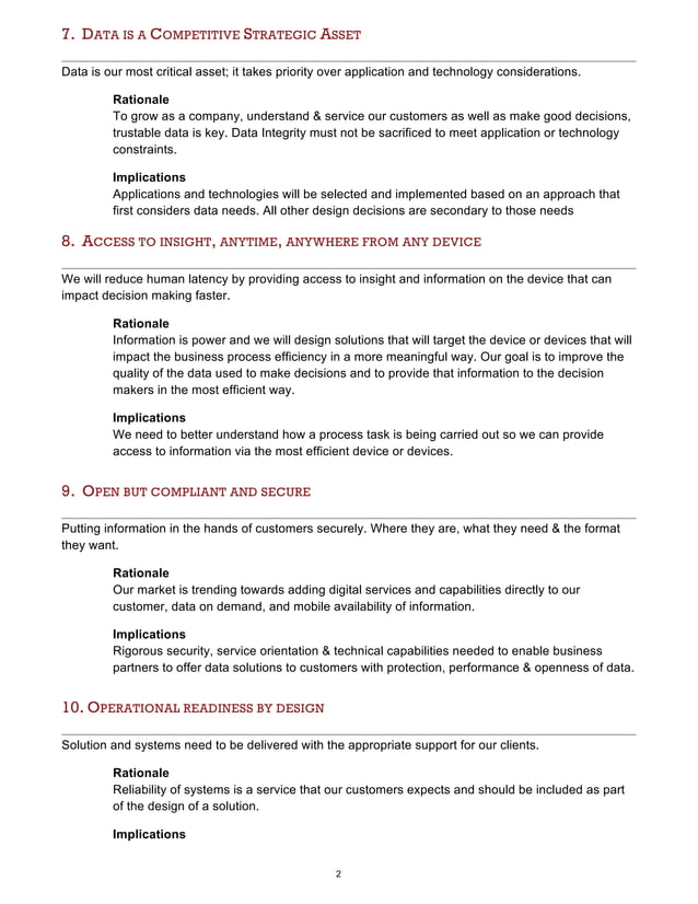 Enterprise solution design principles | PDF | IT and Internet Support ...