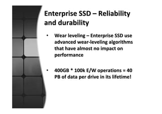 Enterprise-class Solid State Drives | PPT