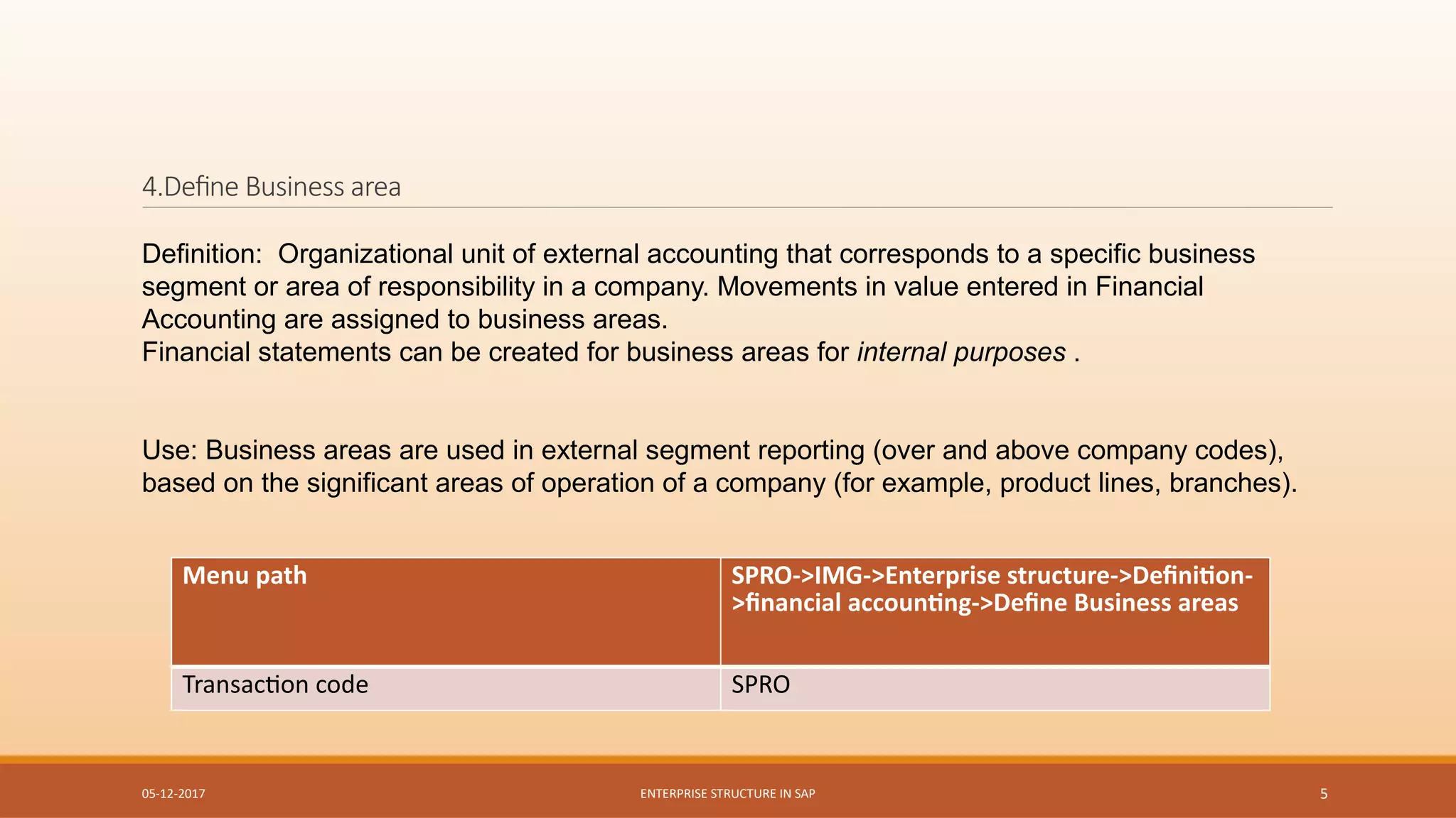 Enterprise structure in sap fico | PDF
