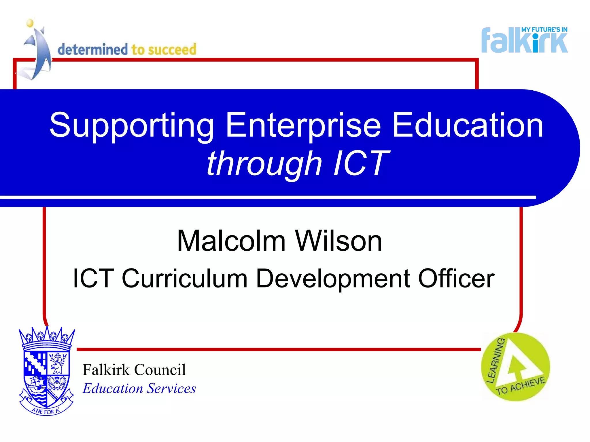 Enterprise Supported With ICT | PPT