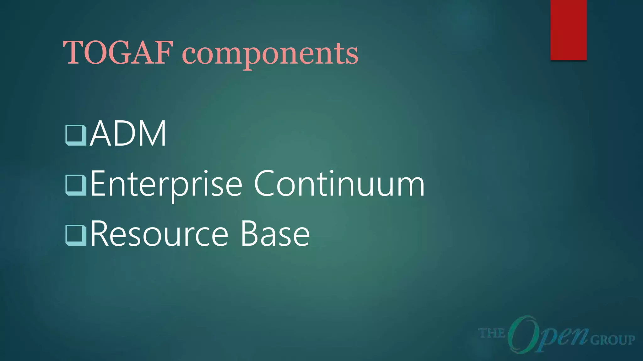 Enterprise system architecture togaf | PPTX