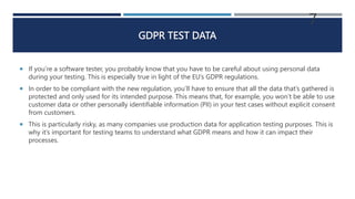 Enterprise Test Data Generation.pptx | Computing | Technology & Computing