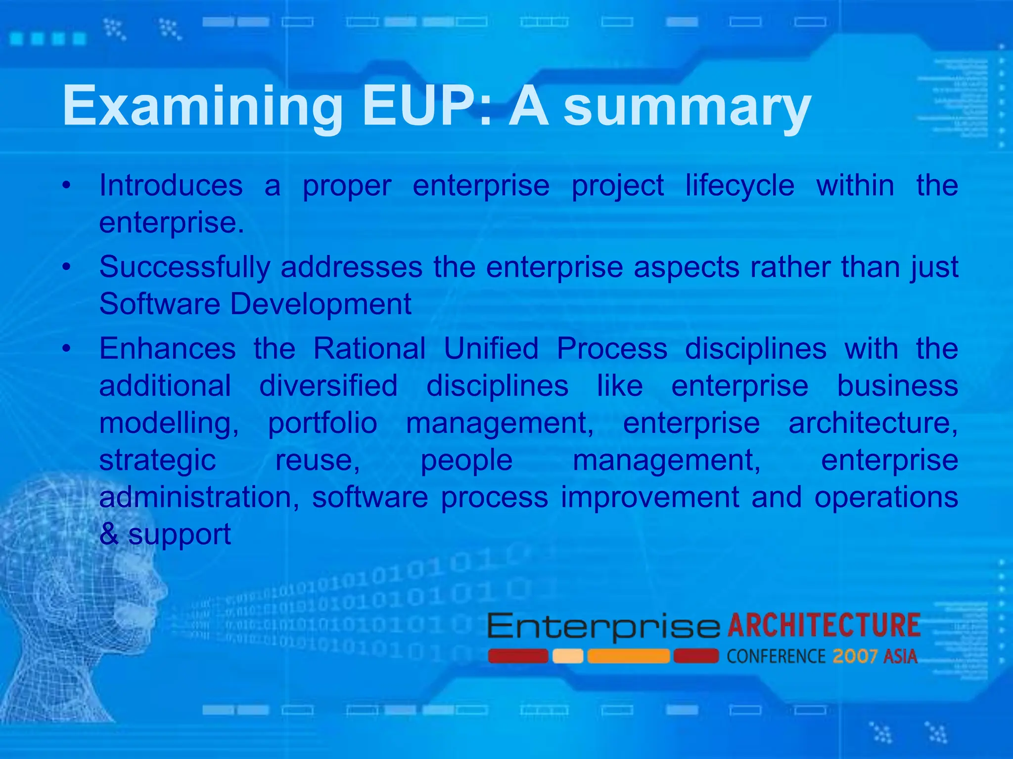 Enterprise Unified Process and rup methodology | PPT