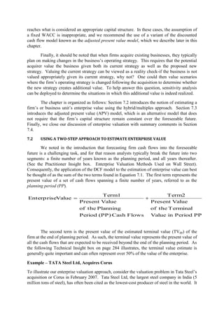 Enterprise valuation final_revised | PDF