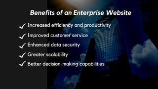 Enterprise Web Development - The key to Enterprise Benefits | PDF | Web Development | Internet