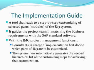 Enterprise wide information systems - configuring sap | PPT