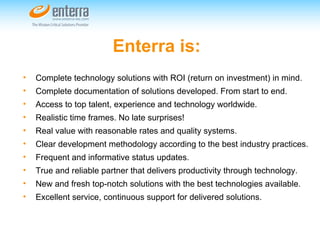 Enterra presentation | PPT