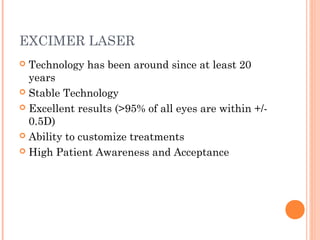 Enter ReLEx-goodbye excimer | PPT