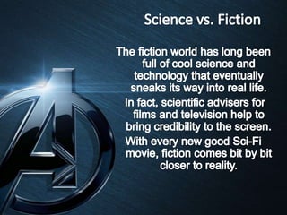 Entertaining science | PPT