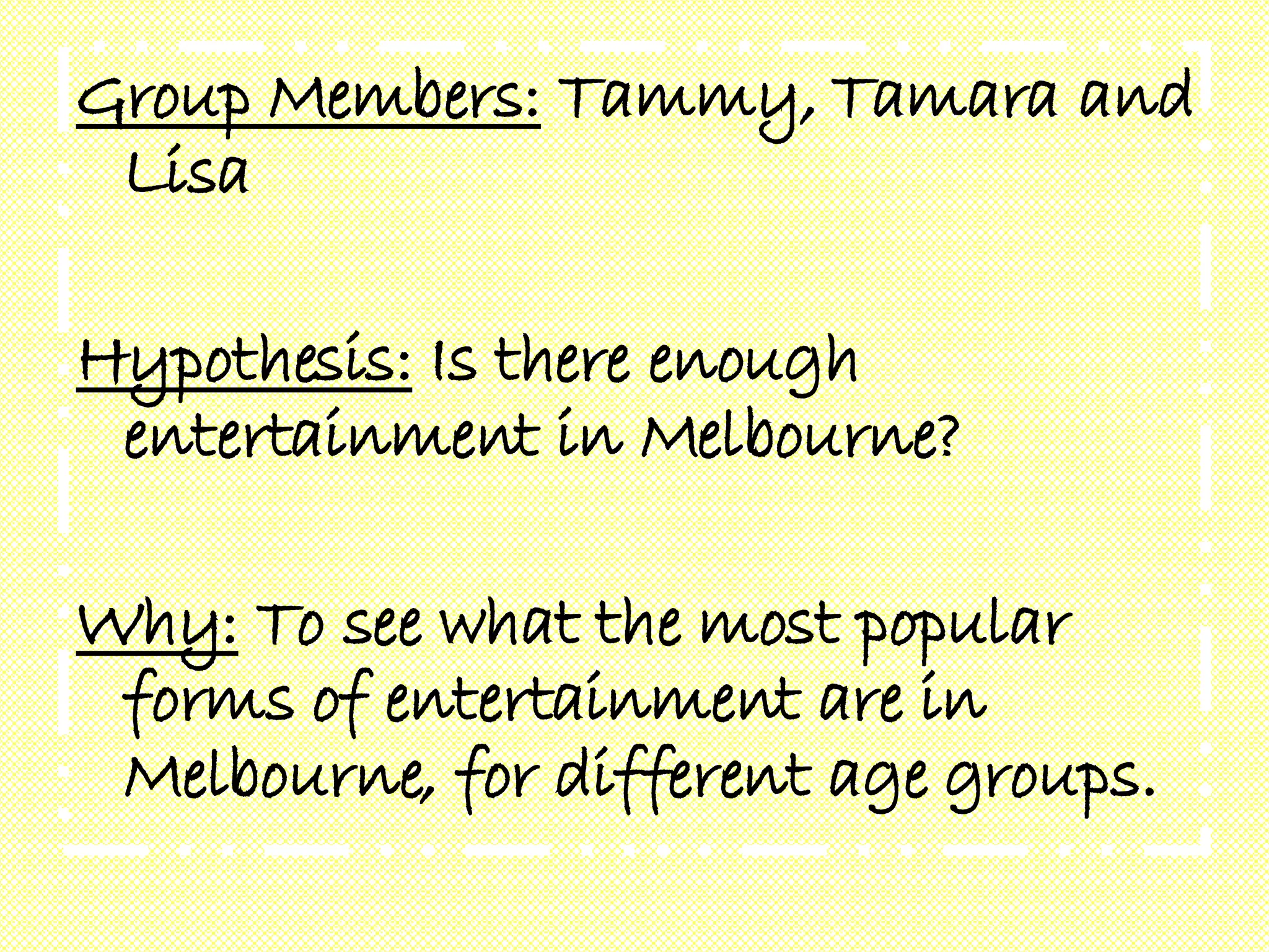 Entertainment in Melbourne | PPT
