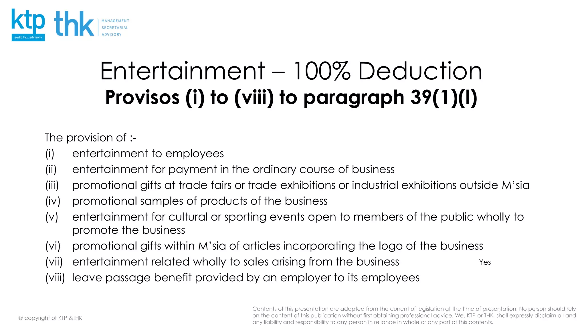 Entertainment expenses PR4/2015 | PDF