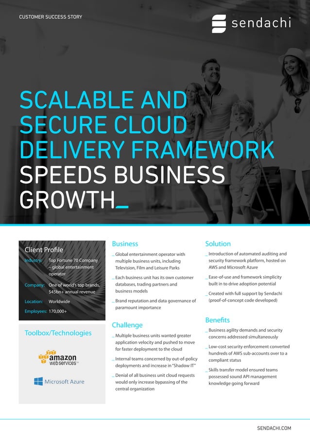 Entertainment case study - Scalable and secure cloud delivery framework speeds business growth ...