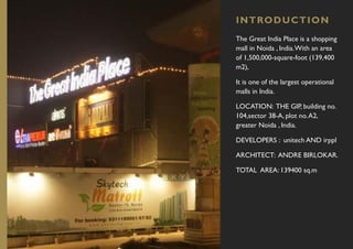case study of Entertainment city, Noida, delhi | PDF