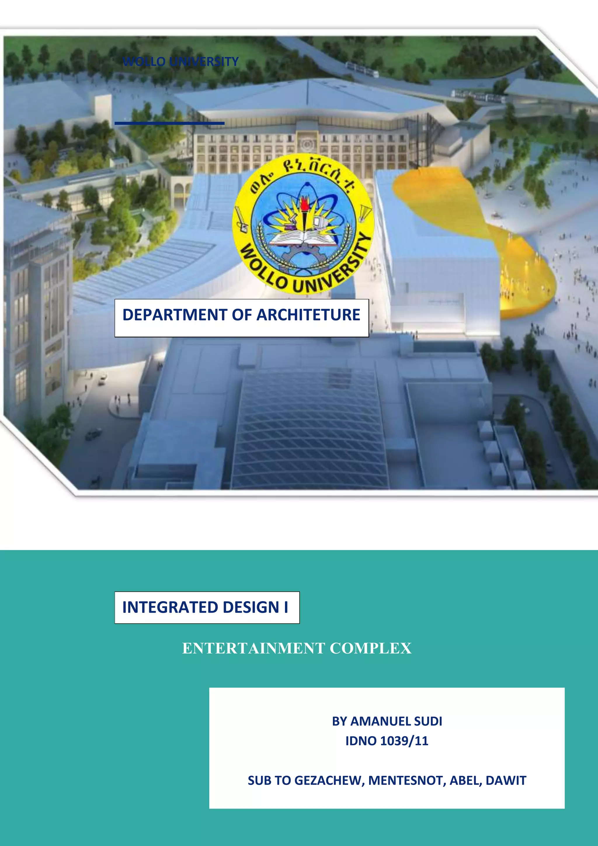 Entertainment Complex Design and Program Elements | PDF