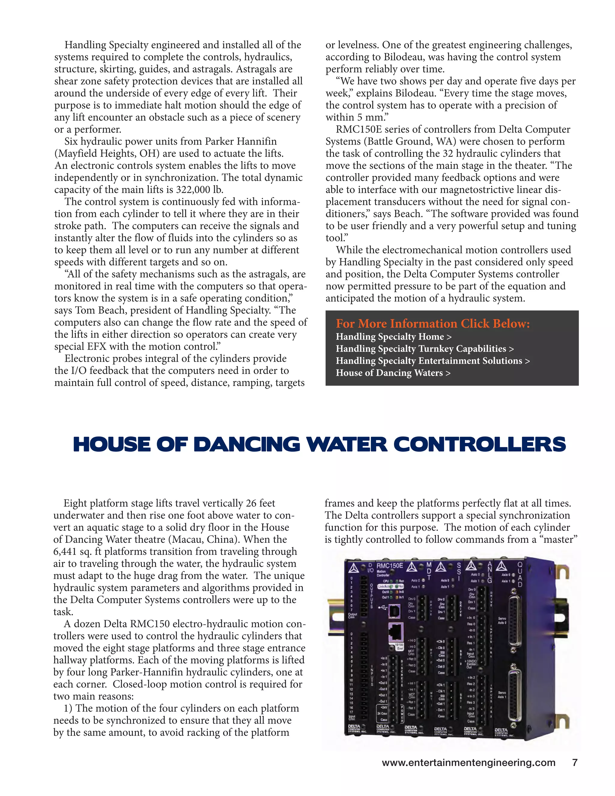 Entertainment Engineering Dancing Water Story | PDF