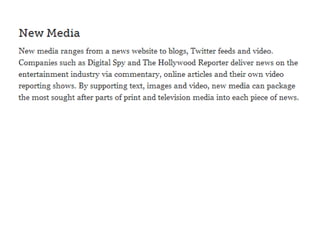 Entertainment news | PPT