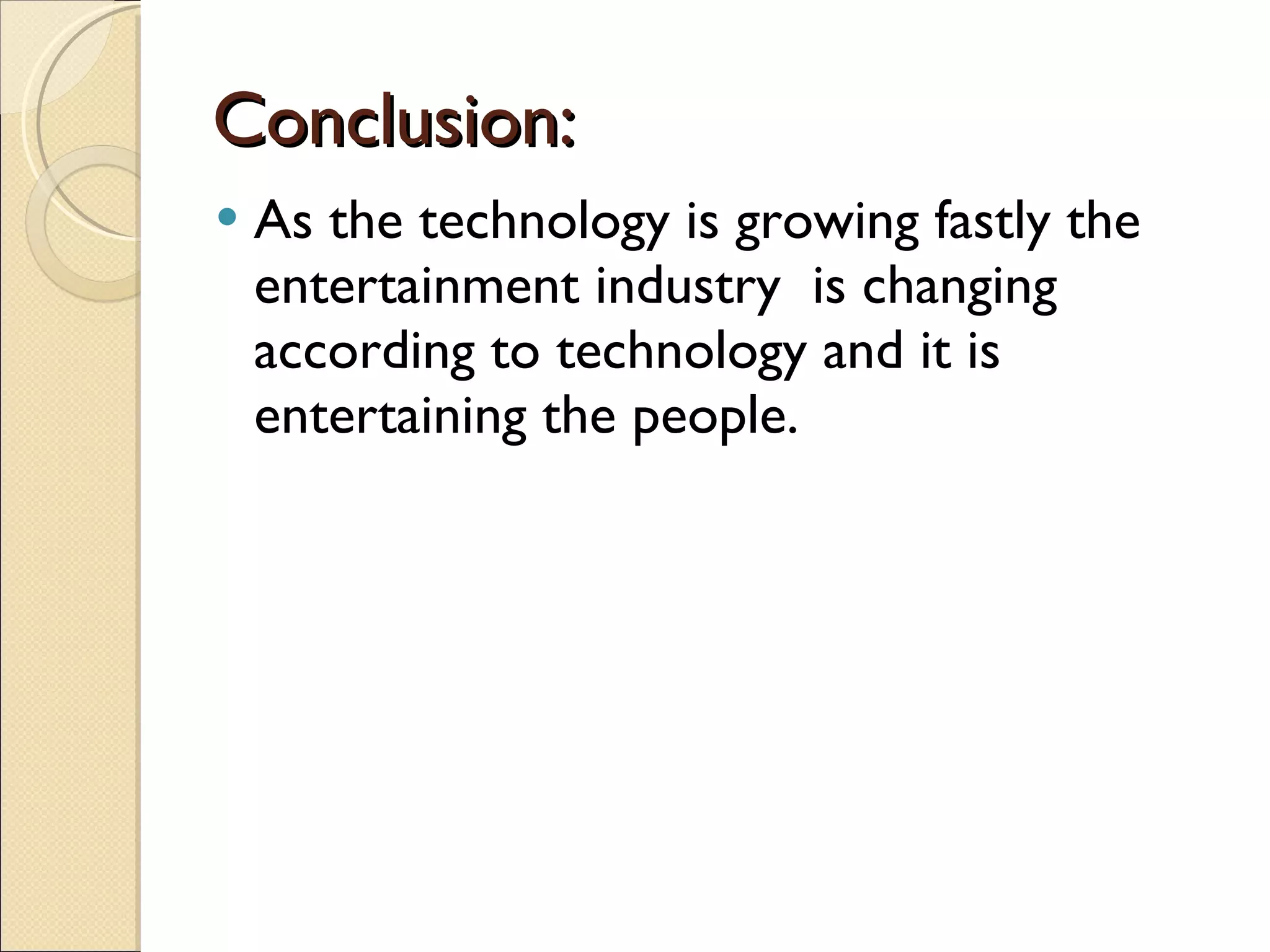 Entertainment Ppt 2 | PPT