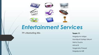 Entertainment services | PPTX