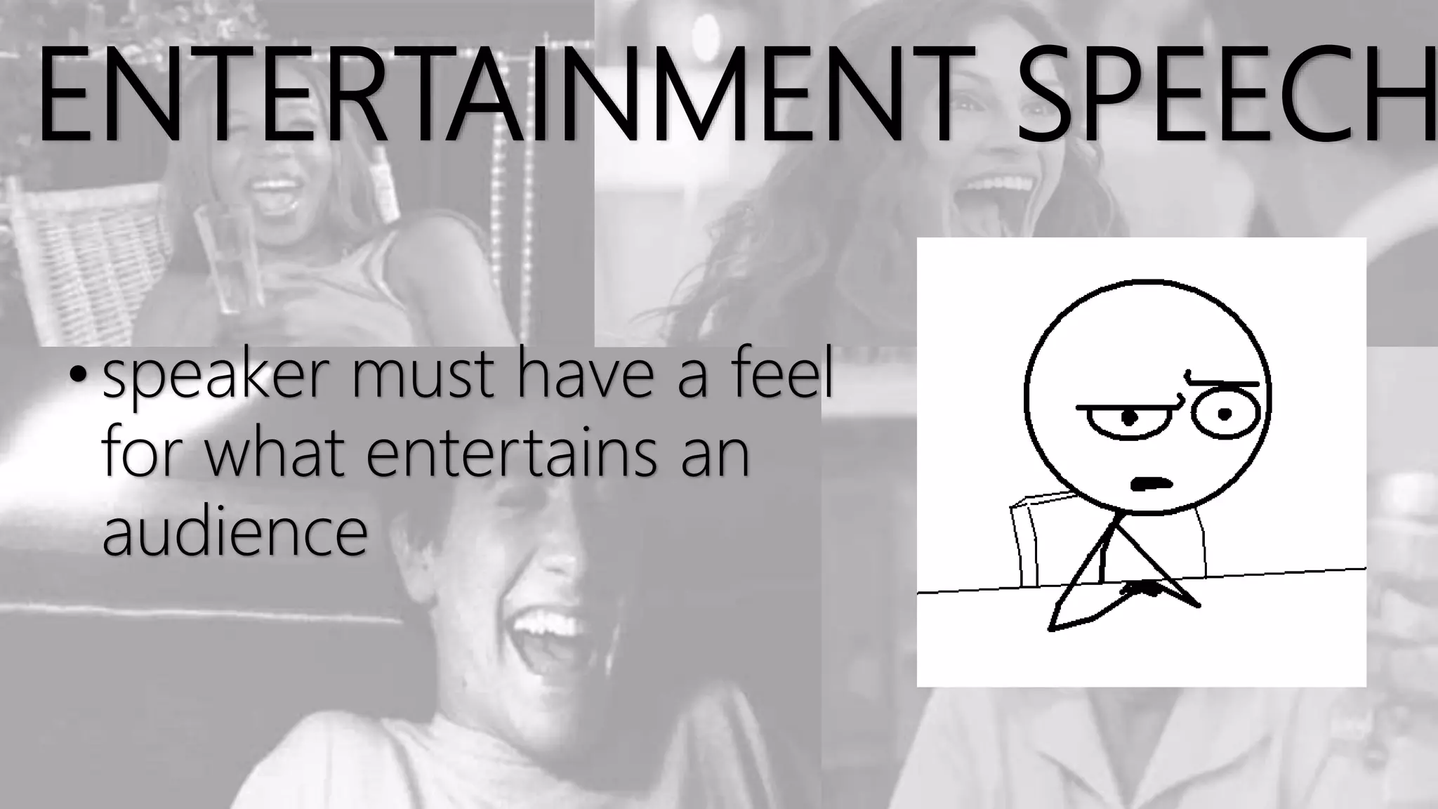 Entertainment speech | PPTX