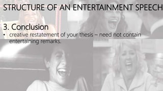 Entertainment speech | PPTX