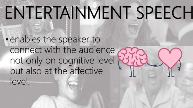 Entertainment speech | PPTX | Comedy | Genres
