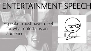 Entertainment speech | PPTX
