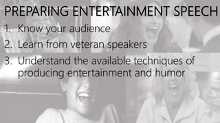 Entertainment speech | PPTX