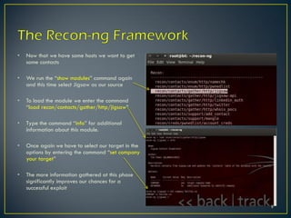 Enter The back|track Linux Dragon | PPT