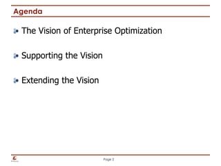 Enterprise Optimization with Synthesis | PPT