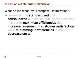Enterprise Optimization with Synthesis | PPT