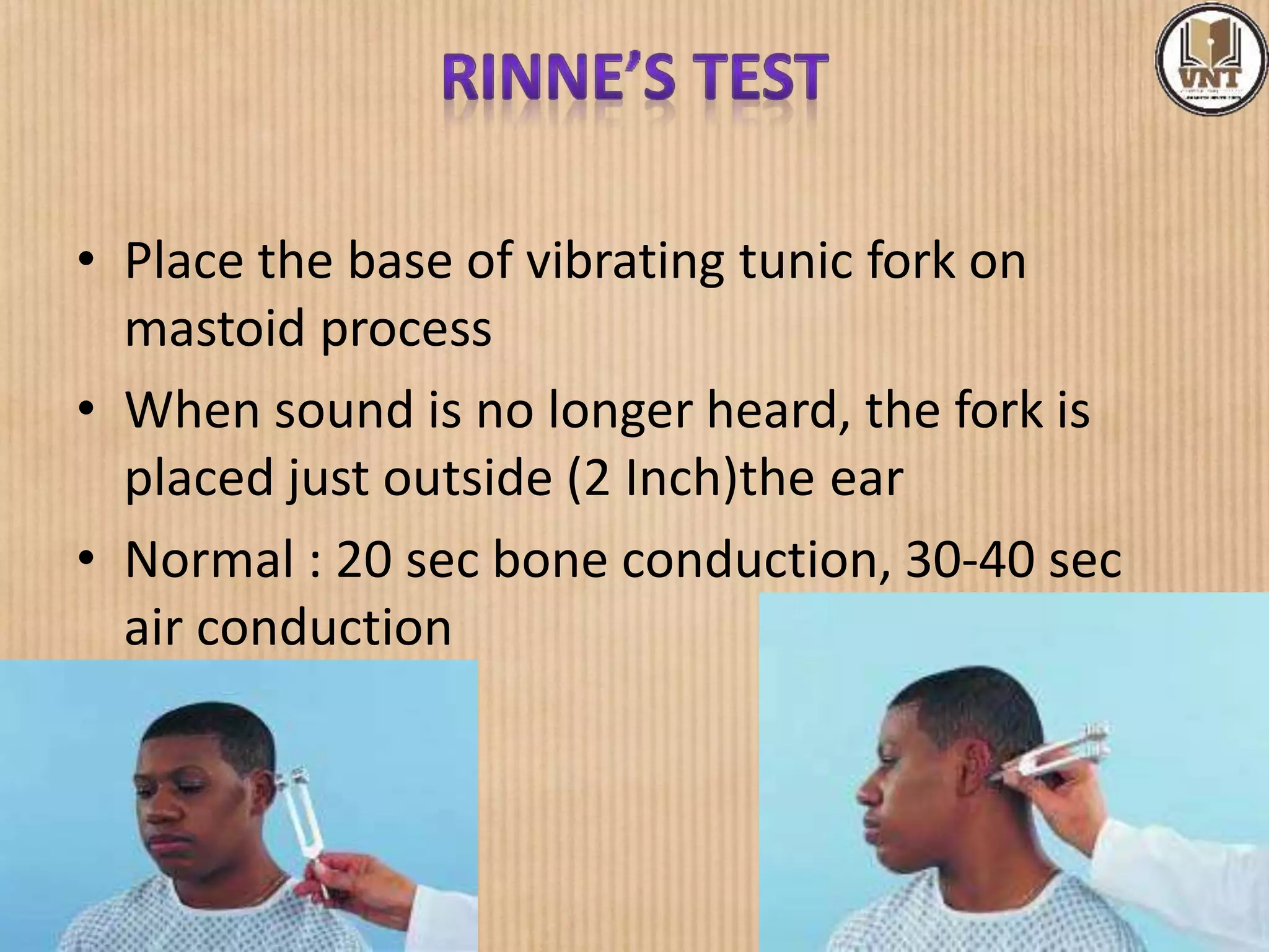 ENT Examination | PPTX