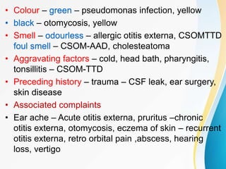 ent examination.power point presentation | PPT