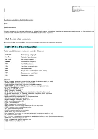 MSDS TGK RESIN CLEANER | PDF | Lung and Respiratory Health | Diseases ...