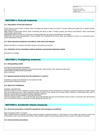 MSDS TGK RESIN CLEANER | PDF | Lung and Respiratory Health | Diseases ...