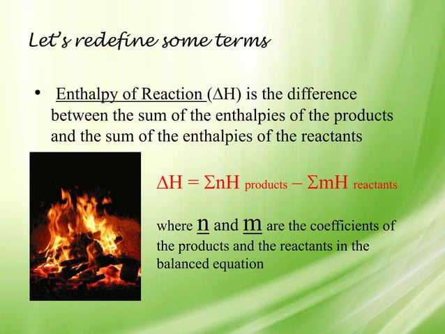 Enthalpy, Calorimetry, Hess's Law | PPT