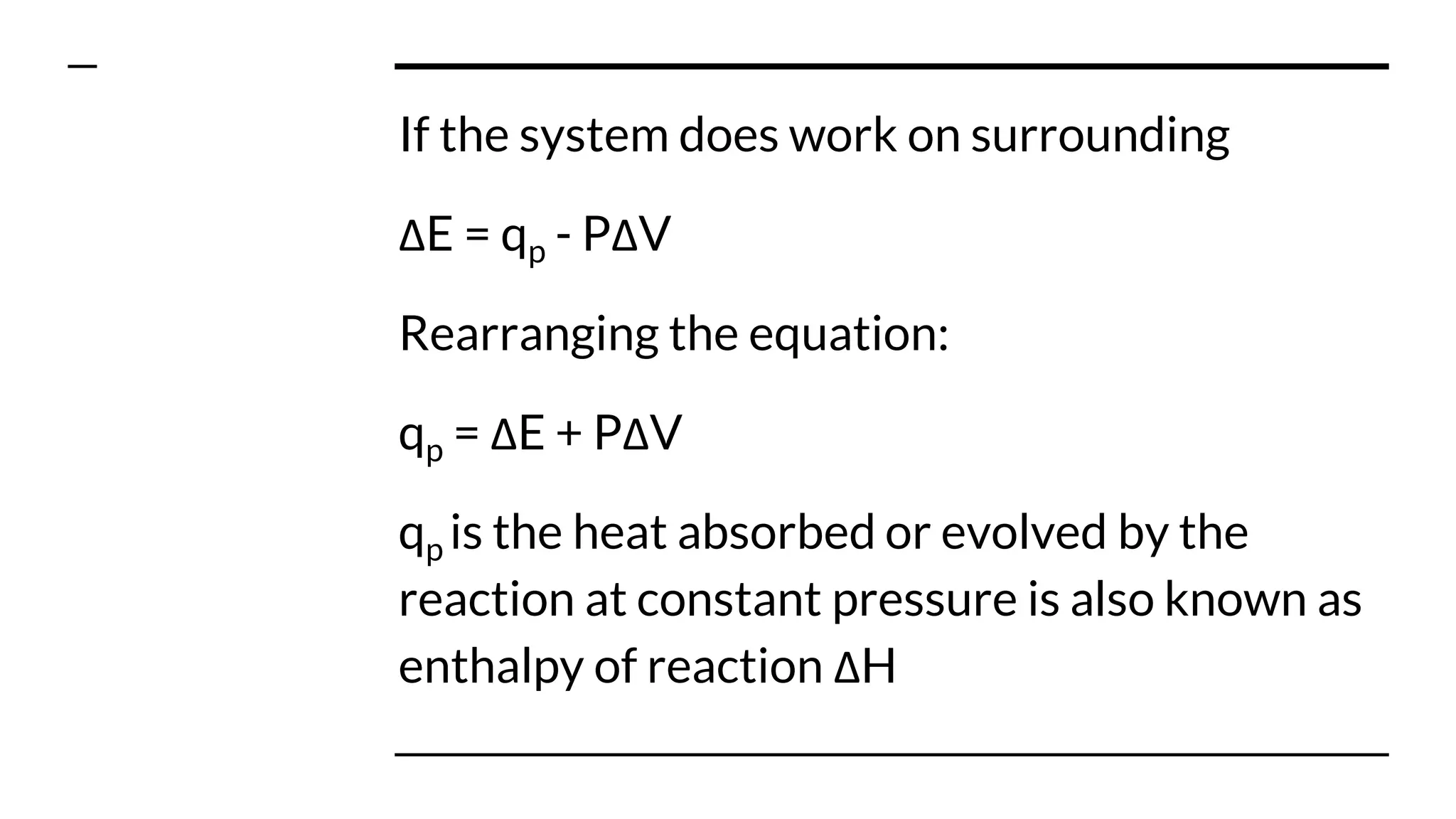 Standard Enthalpy Changes of Reactions | PPTX