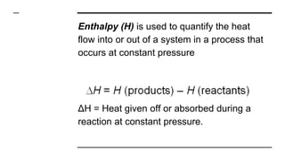 Enthalpy Of Reaction