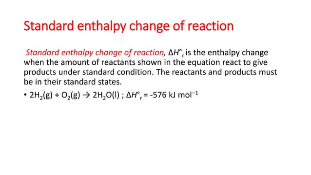 Enthalpy | PPTX