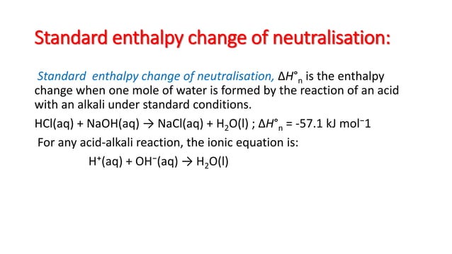 Enthalpy | PPTX