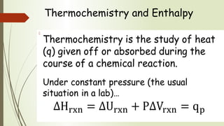 Enthalpy and Internal Energy | PPT