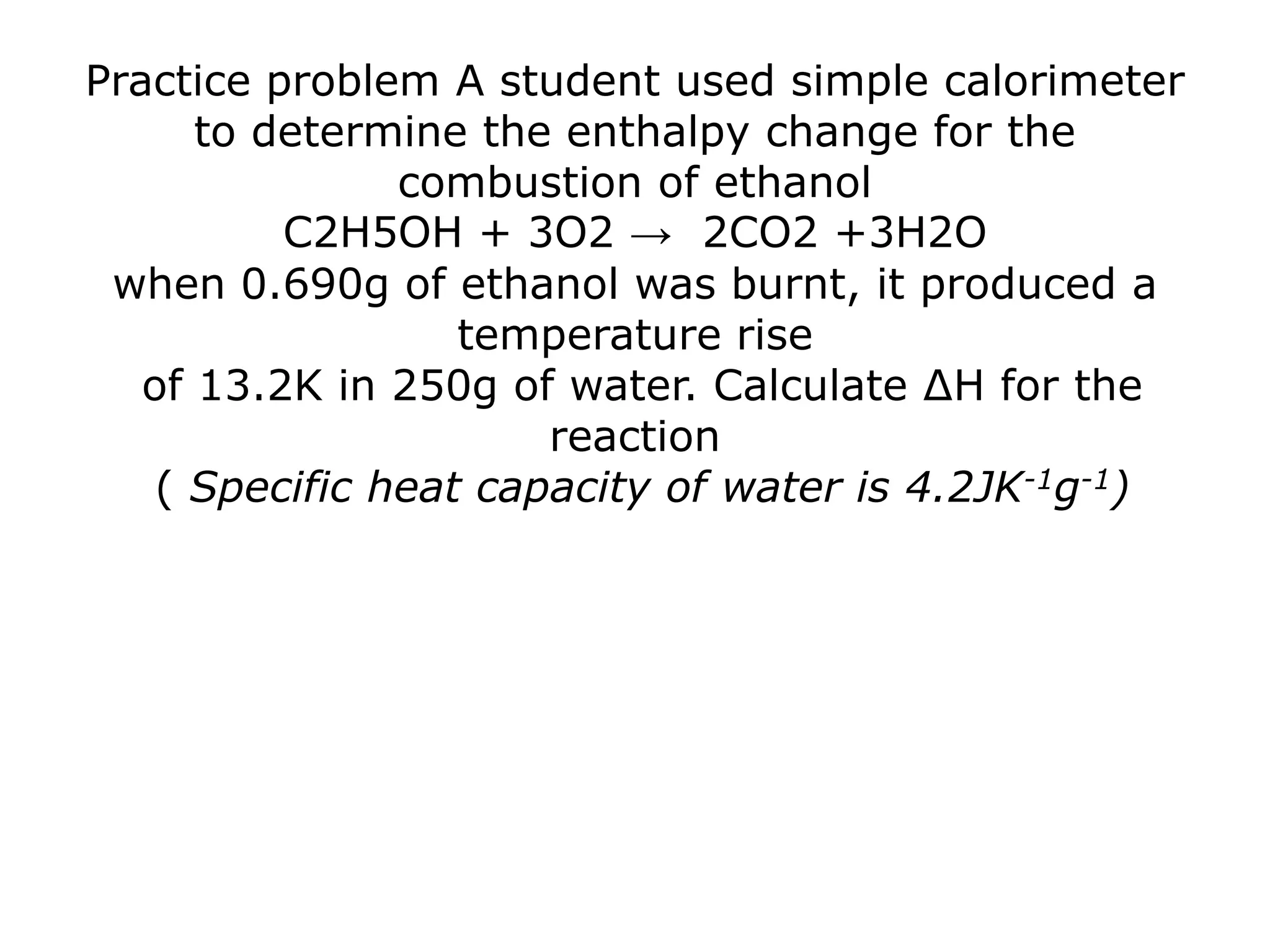 Enthalpy change | PPTX
