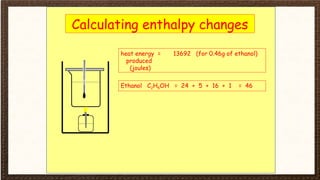 Enthalpy Change Edexcel International GCSE Chemistry | PPT