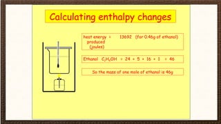 Enthalpy Change Edexcel International GCSE Chemistry | PPT