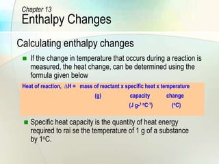 Enthalpy Change CSEC Chemistry.pptx