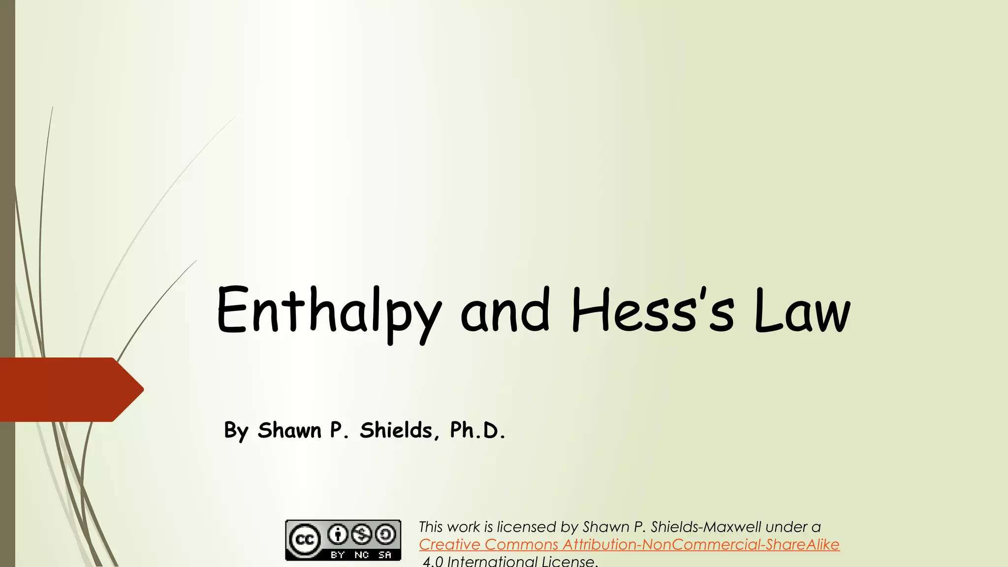 Enthalpy Hess's Law | PPT