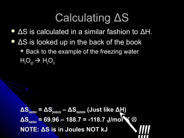 Enthalpy vs entropy | PPT | Chemistry | Science