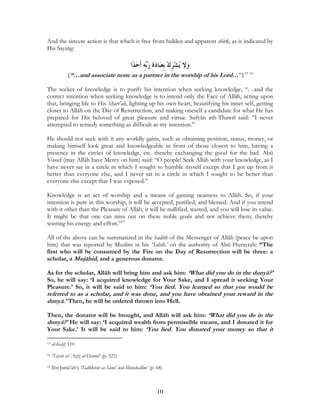 The Manners of the Knowledge Seeker | PDF