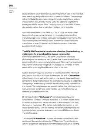 New BMW HP4 Race - Press Release | PDF