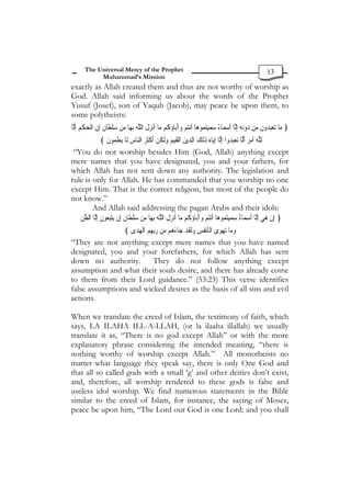 The Universal Mercy of the Prophet Muhammad’s Mission | PDF